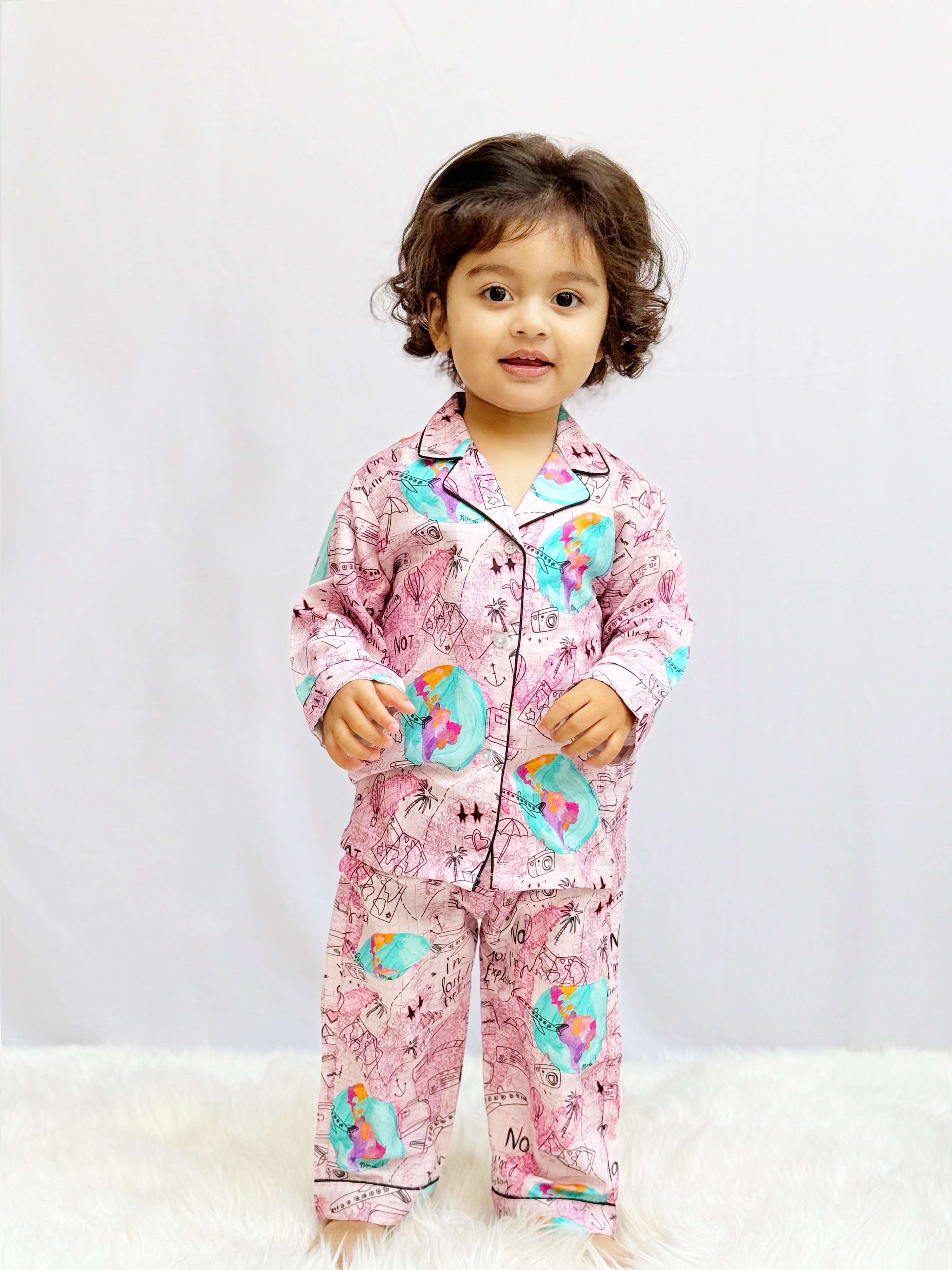 Wanderlust Kids Nightwear Set – Bedgasm sleepwear