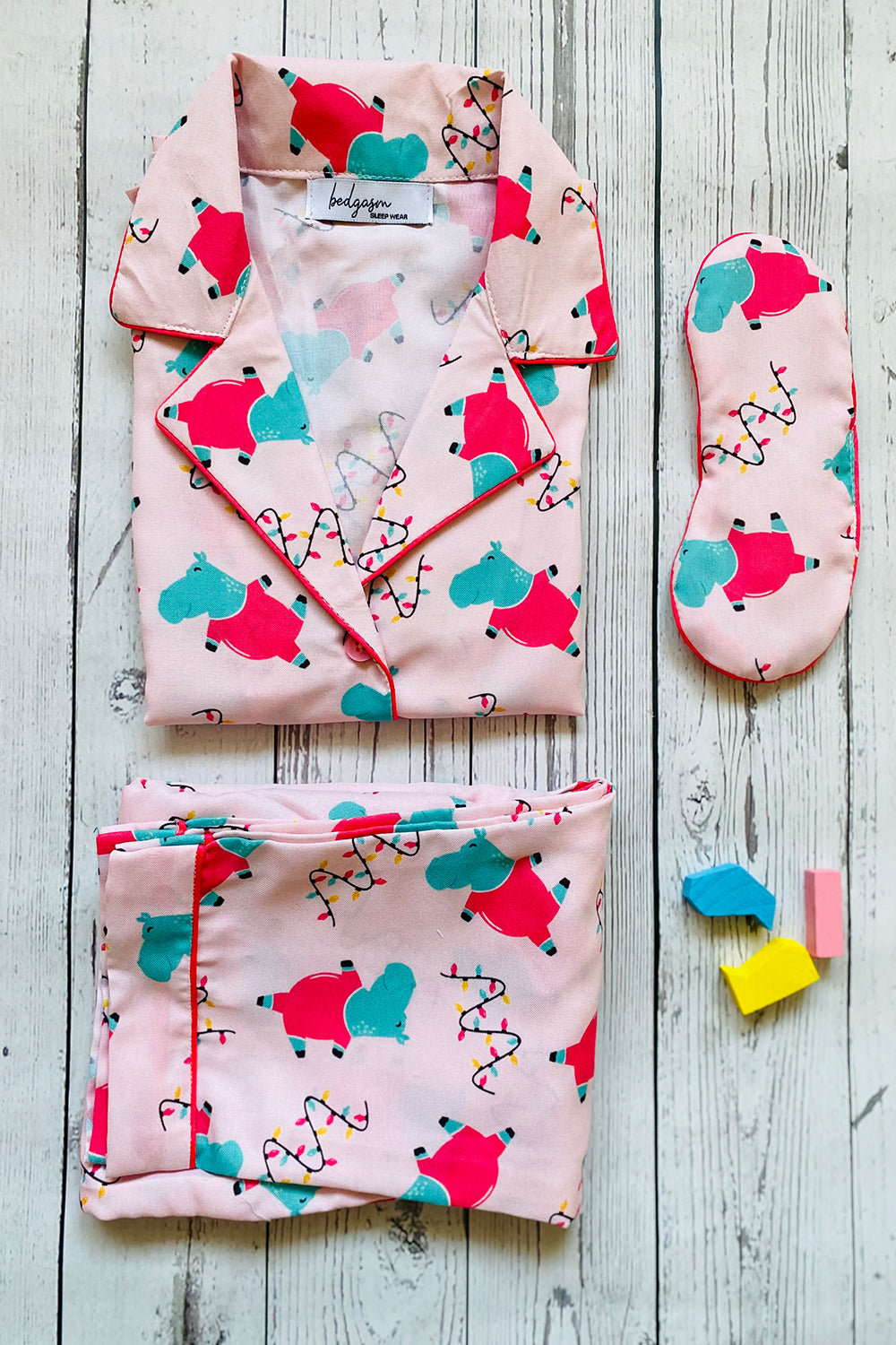 Dancing Hippos Kids Nightwear Set – Bedgasm sleepwear